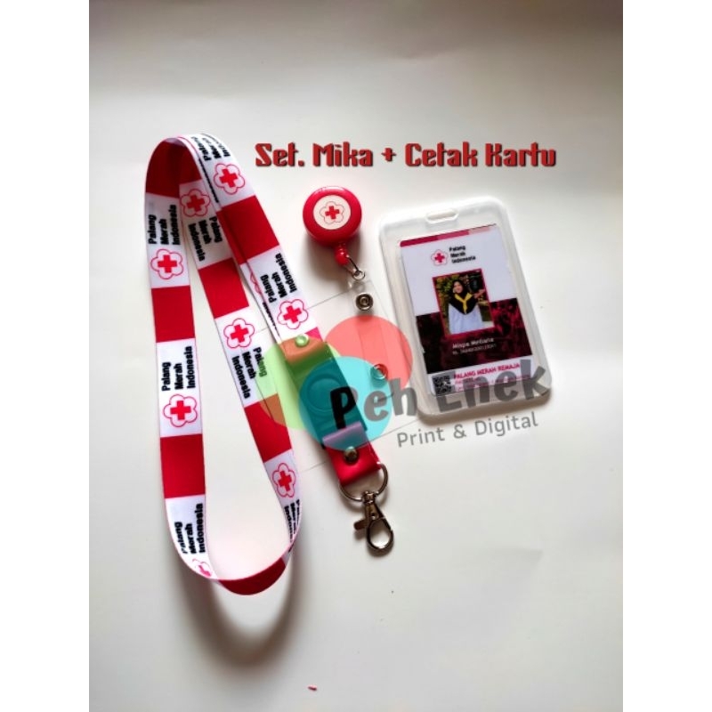 Jual Tali id card Palang Merah[ Lanyard PMI Lanyard palang merah ...