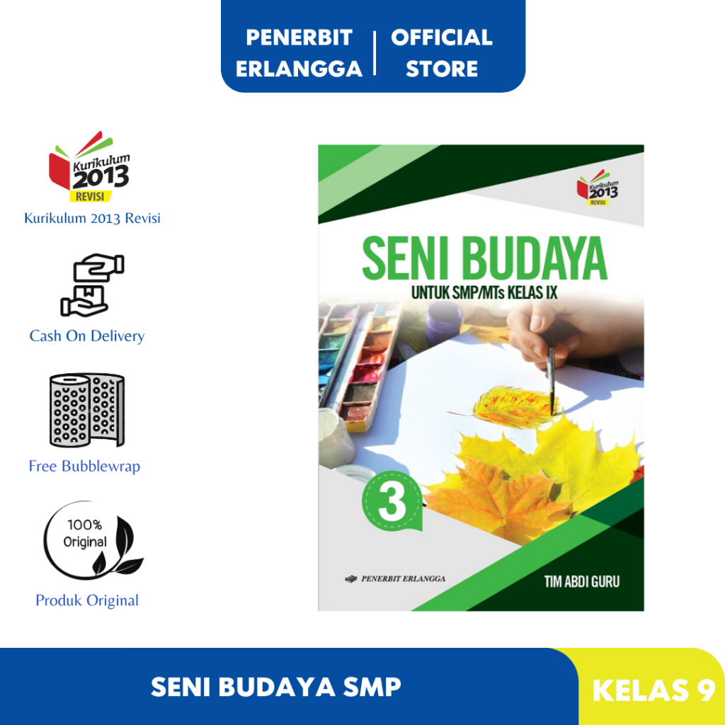Jual [Erlangga Official) Seni Budaya Smp/Mts Kelas 9 - Kurikulum 2013 Revisi | Shopee Indonesia