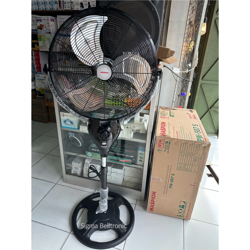 Jual MASPiON Stand Fan Kipas Angin Berdiri 20 Inchi Power Fan : Tipe ...
