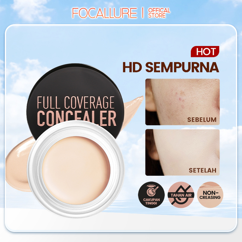 Jual FOCALLURE Concealer cream Full coverage Acne concealer | Shopee ...