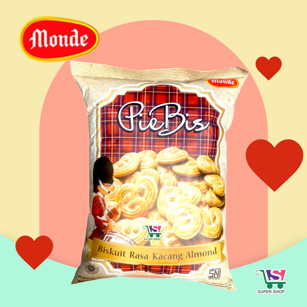 Jual Monde PieBis / Pie Bis Biskuit Kacang Almond 190 Gram | Shopee ...