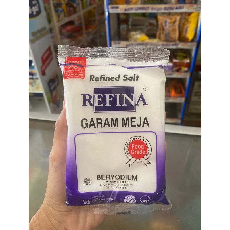 Jual Garam Meja Refina 250gr | Shopee Indonesia