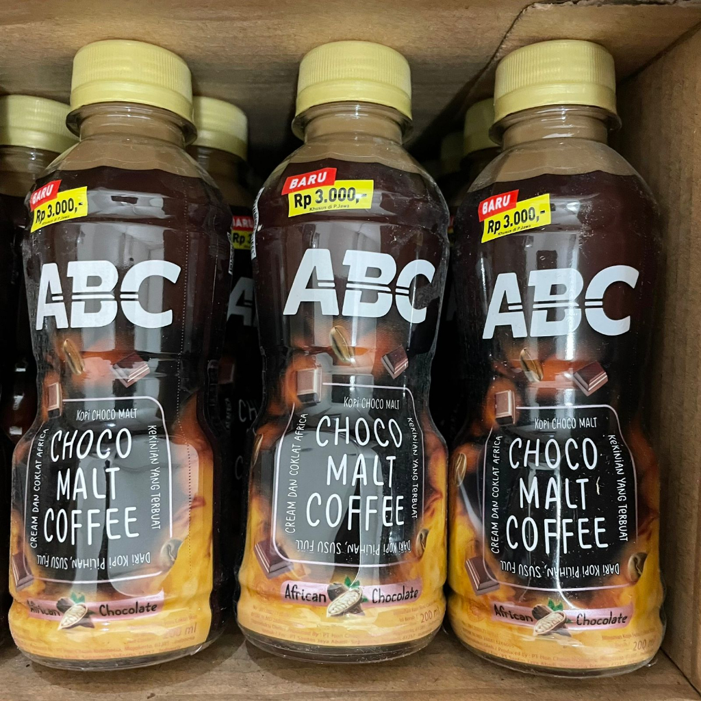 Jual Kopi Abc susu RTD 24x200ml Choco Malt Coffee | Shopee Indonesia