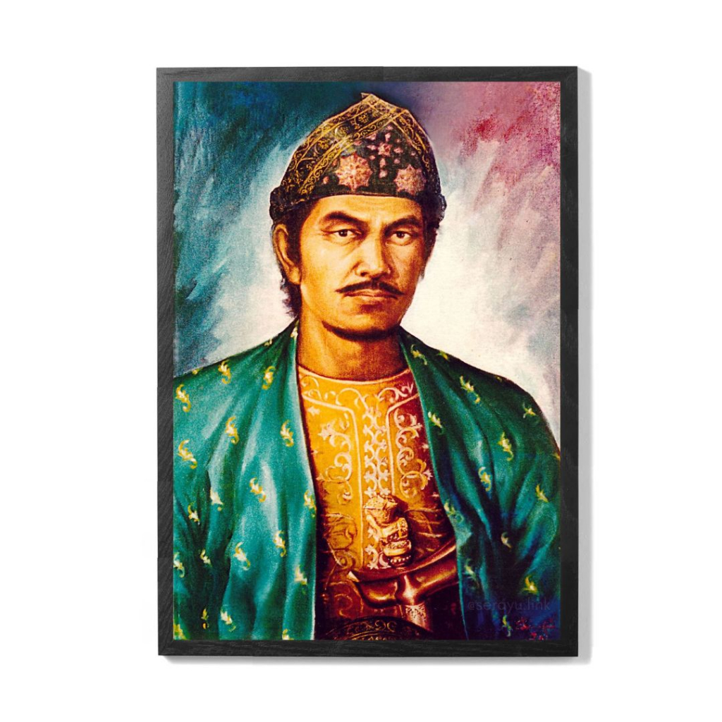 Jual Hiasan Dinding Lukisan Cetak "Sultan Mahmud Badaruddin II" Poster ...
