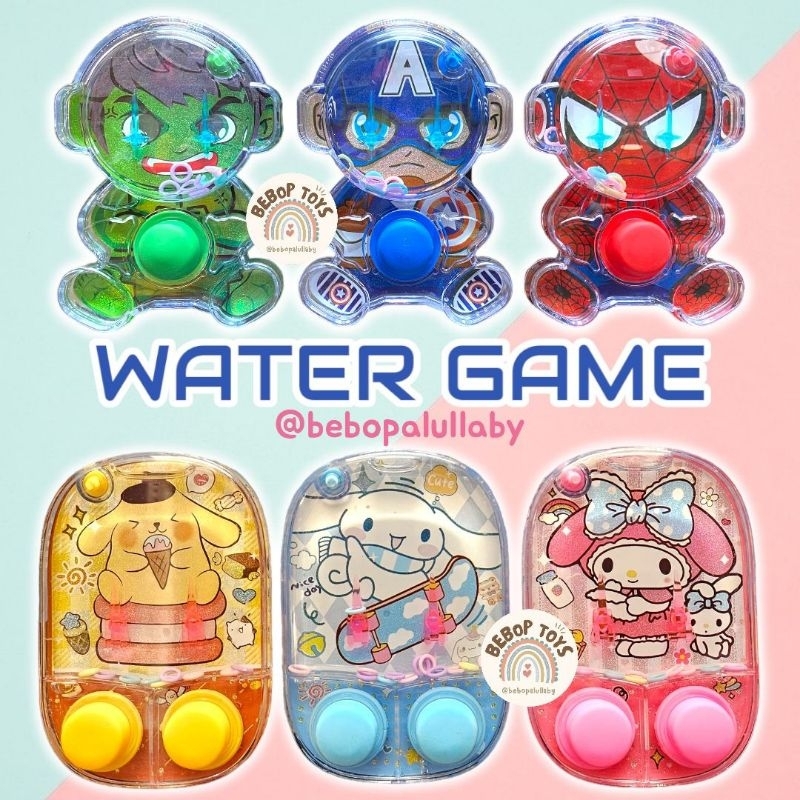 Jual WATER GAME SANRIO MARVEL SHARK GAMEBOY RING SANRIO GEMBOT gimbot ...