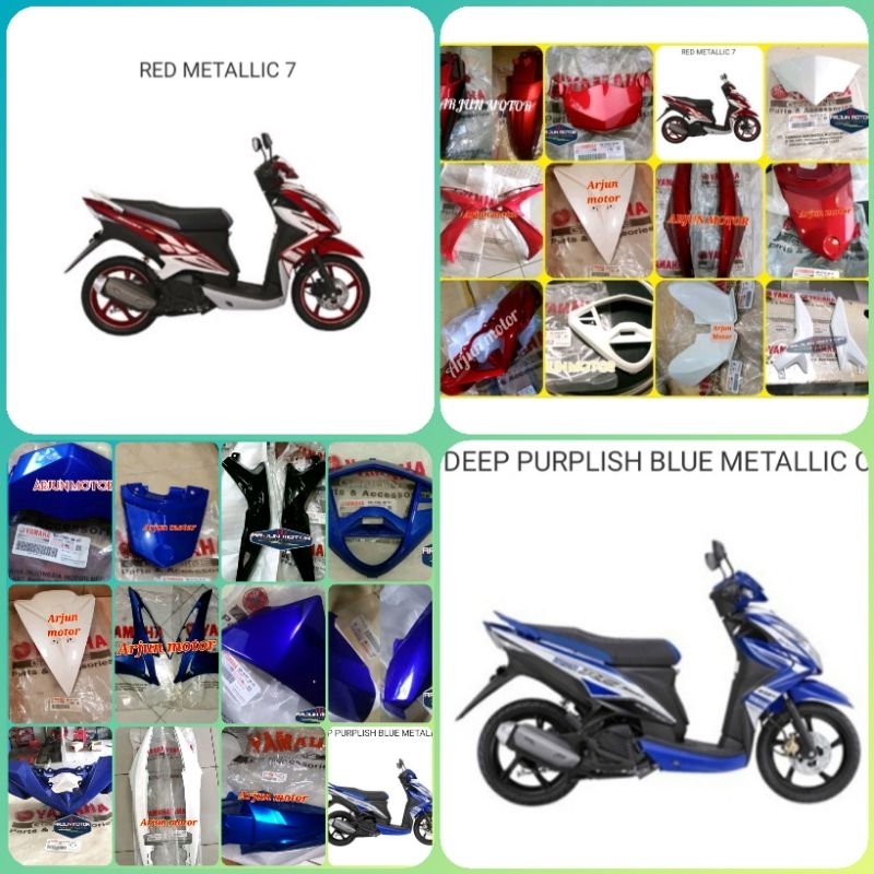 Jual cover,body halus,paket body halus,15PC XEON RC,merah putih biru ...