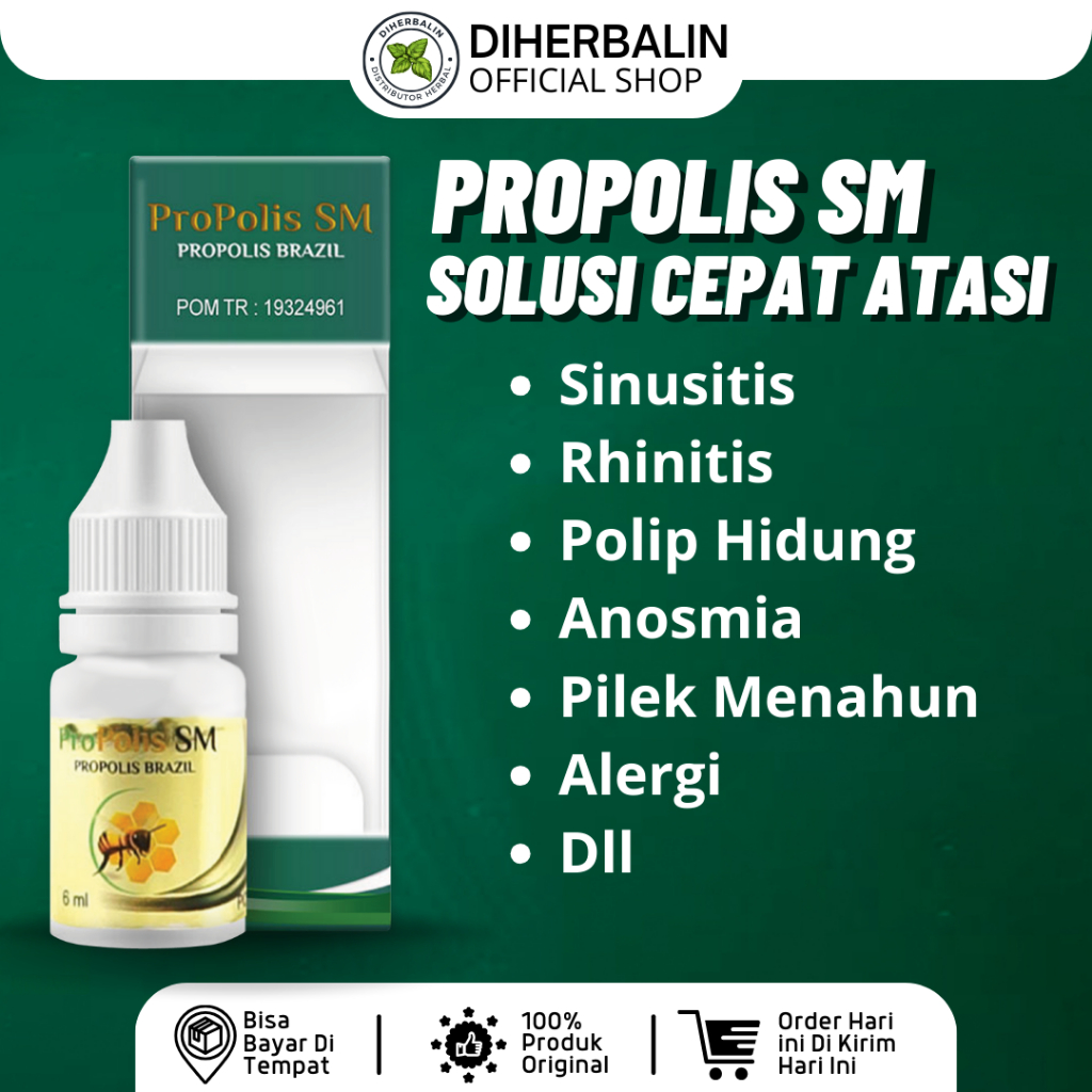 Jual ProPolis SM Atasi Hidung Bau Busuk Sinusitis Menahun Polip Hidung ...