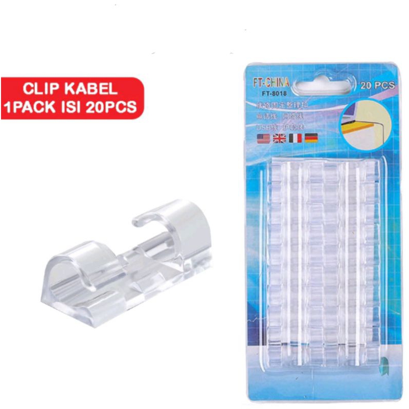 Jual KLIP KABEL ORGANIZER/ KLEM KABEL/ PEREKAT KABEL/ PENJEPIT KABEL ...