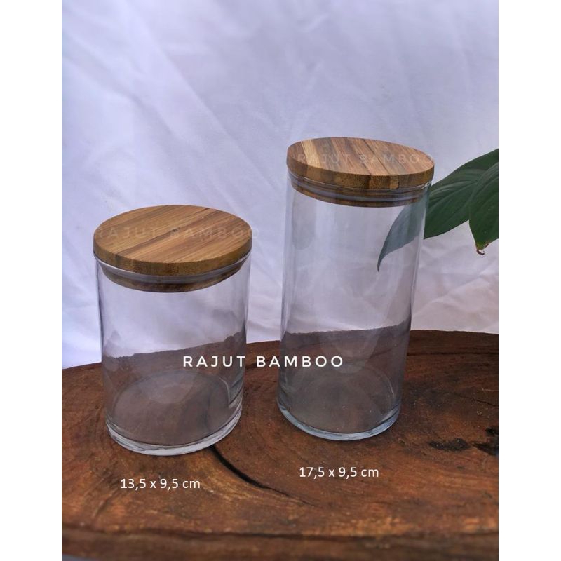 Jual Bamboo Jars / Toples kaca bambu | Shopee Indonesia