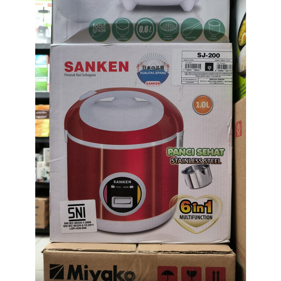 Jual Sanken SJ-200 | Penanak Nasi / Rice Cooker [1 Liter] | Shopee ...