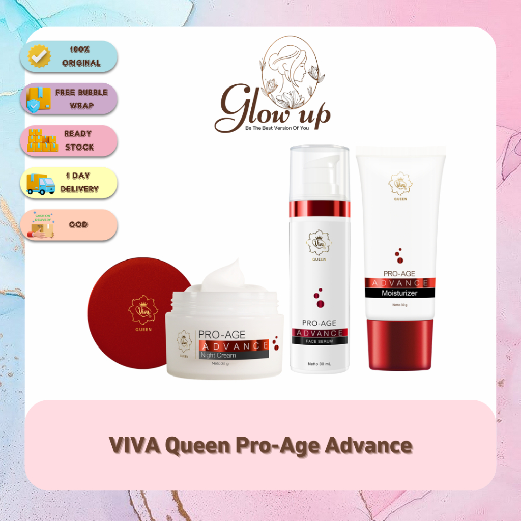 Jual VIVA Queen Pro-Age Advance Face Serum 30mL | Moisturizer 30g ...