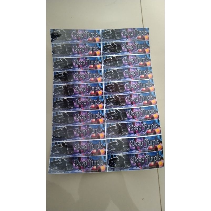 Jual stiker bus telolet deep purple asli anti air | Shopee Indonesia