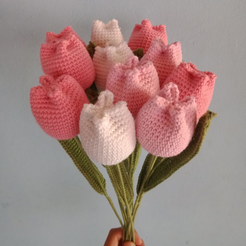 Jual Bunga Tulip Rajut | Shopee Indonesia