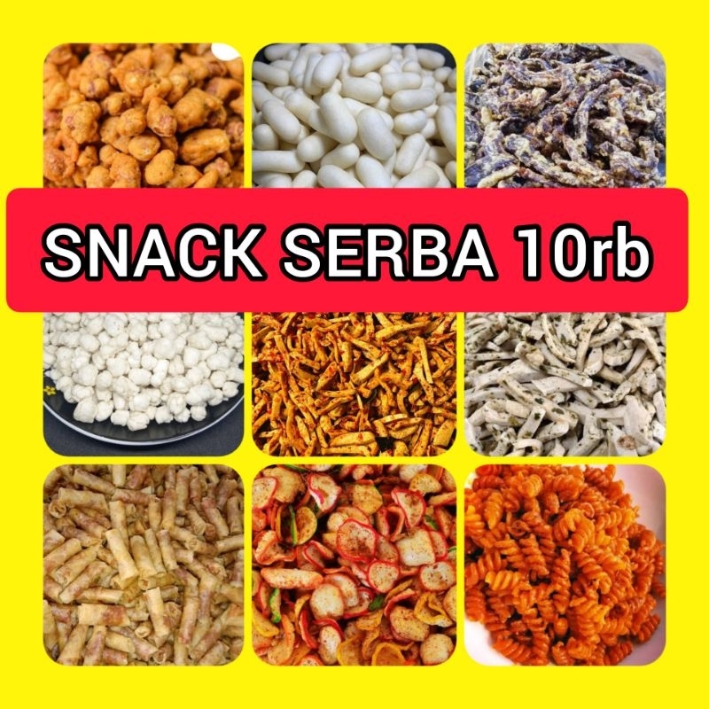 Jual SNACK SERBA 10000 CEMILAN MURAH | Shopee Indonesia