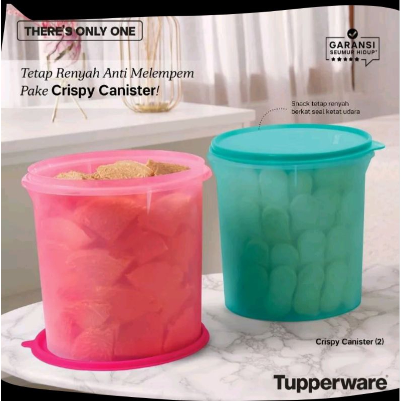 Jual crispy canister 5 Liter Tupperware | Shopee Indonesia