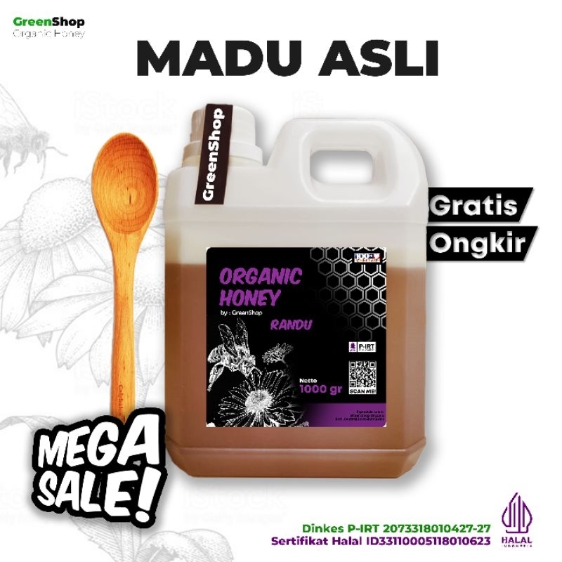 Jual Madu RANDU Grade A [ 1kg ] Nektar Bunga Randu 100% Raw Honey ...