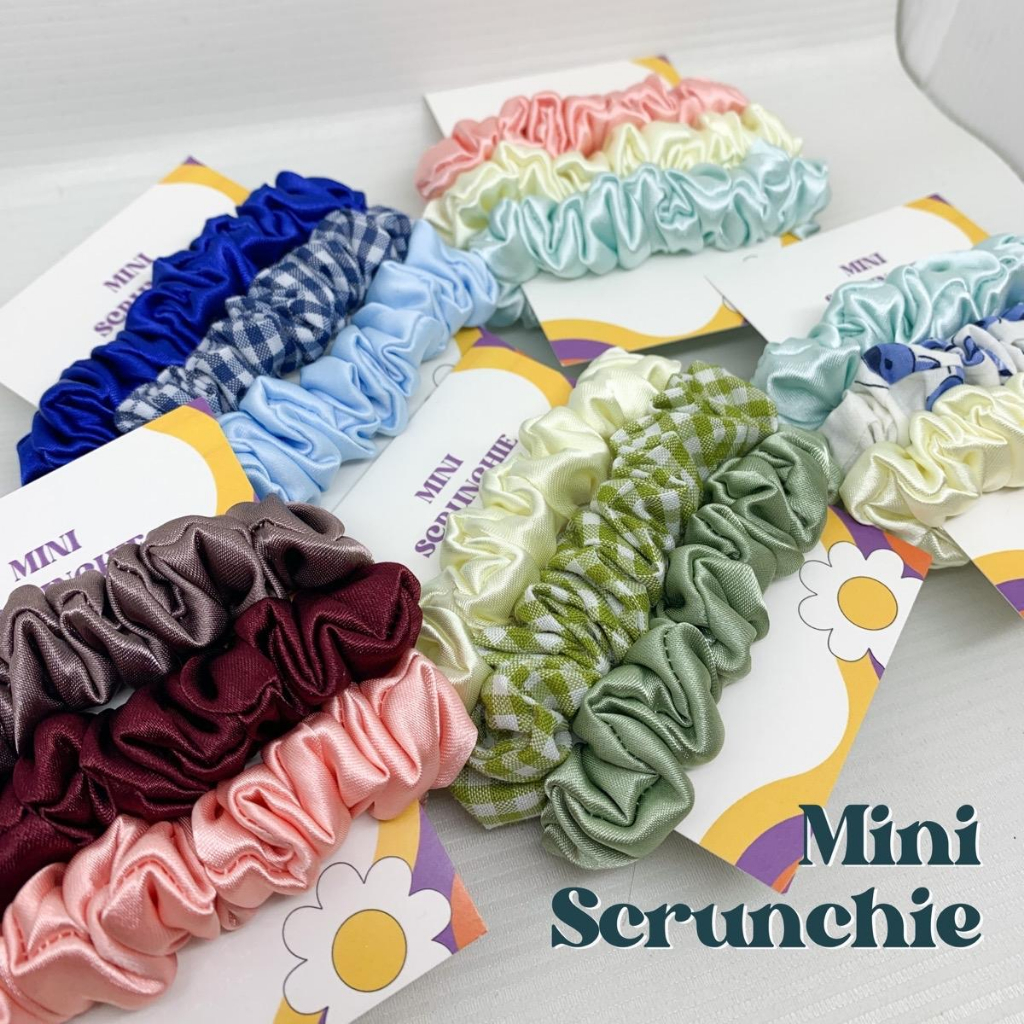 Jual Mini Scrunchies (Isi 3 pcs) | Shopee Indonesia