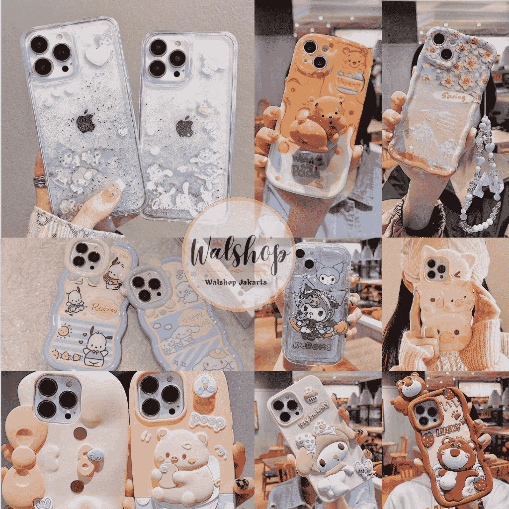 Jual Case iPhone 14 Pro Max Sanrio Cinnamoroll Melody Kuromi Pochacco ...