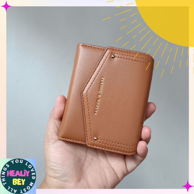 Jual Dompet Mini Amplop Lipat Tiga - Coklat (Classic & Modern) | Shopee ...