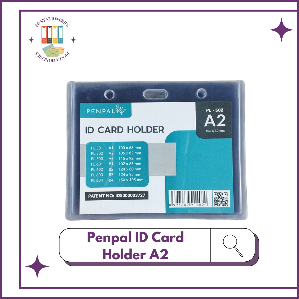 Jual Penpal ID Card Holder A2 / PL-502 [20 pcs] | Shopee Indonesia