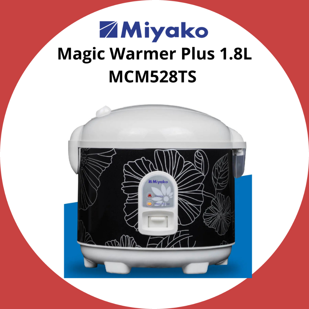 Jual MIYAKO RICE COOKER MCM528TS MAGIC WARMER PLUS 1.8L/528TS/ANTI ...