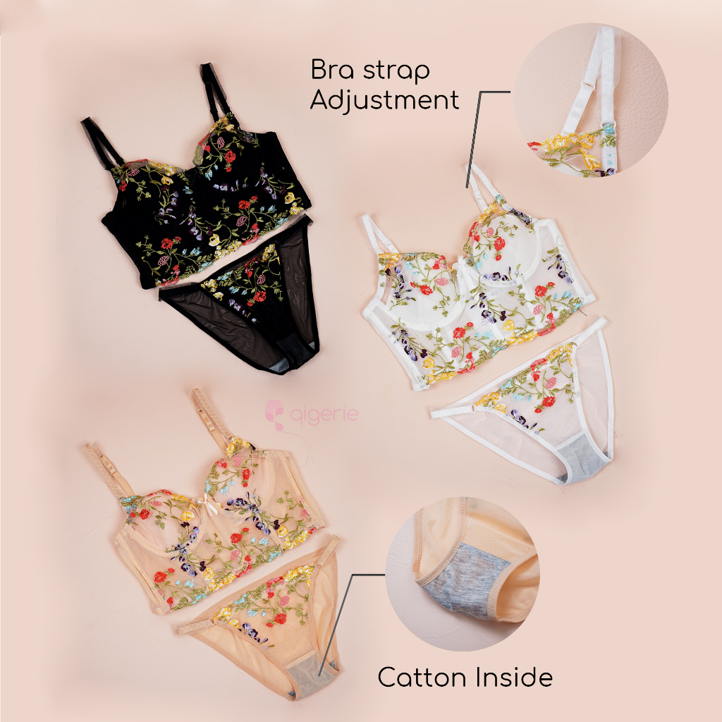 Jual SANDY - Bralatte One Set Qigerie | Shopee Indonesia