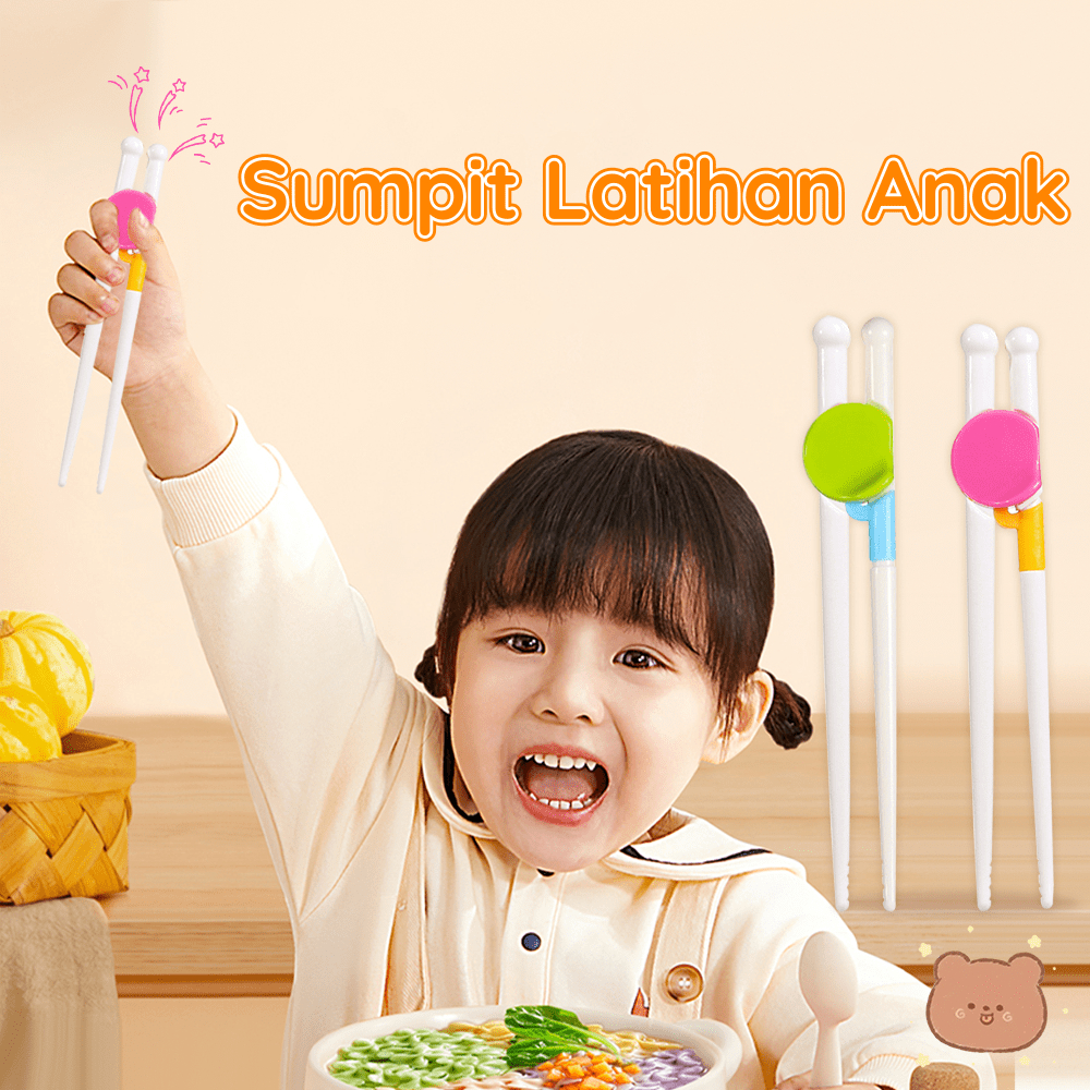 Jual VICTOKY Sumpit anak Sumpit Latihan Anak tempat makan anak 1-5 ...