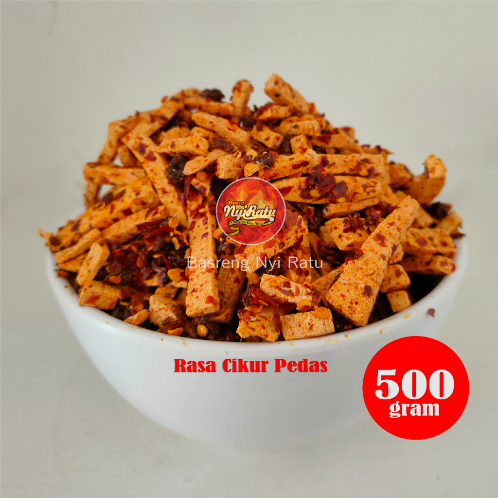 Jual Basreng Viral Seblak Cikur Pedas Kemasan 500 gram / Basreng ...