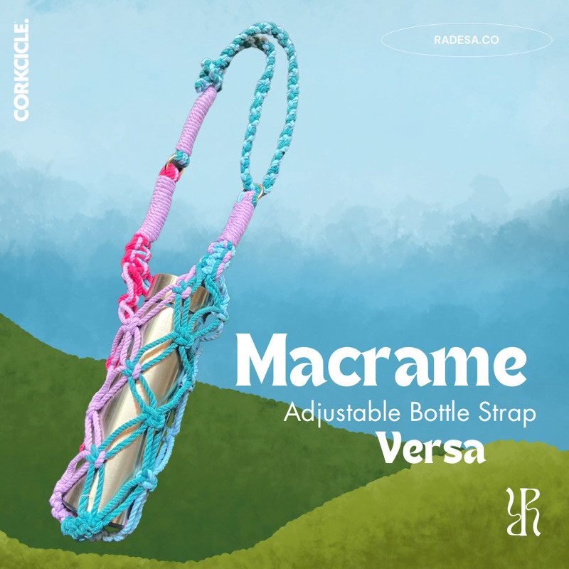 Jual [READY STOCK] Bottle Strap Macrame Adjustable (bisa diatur ...