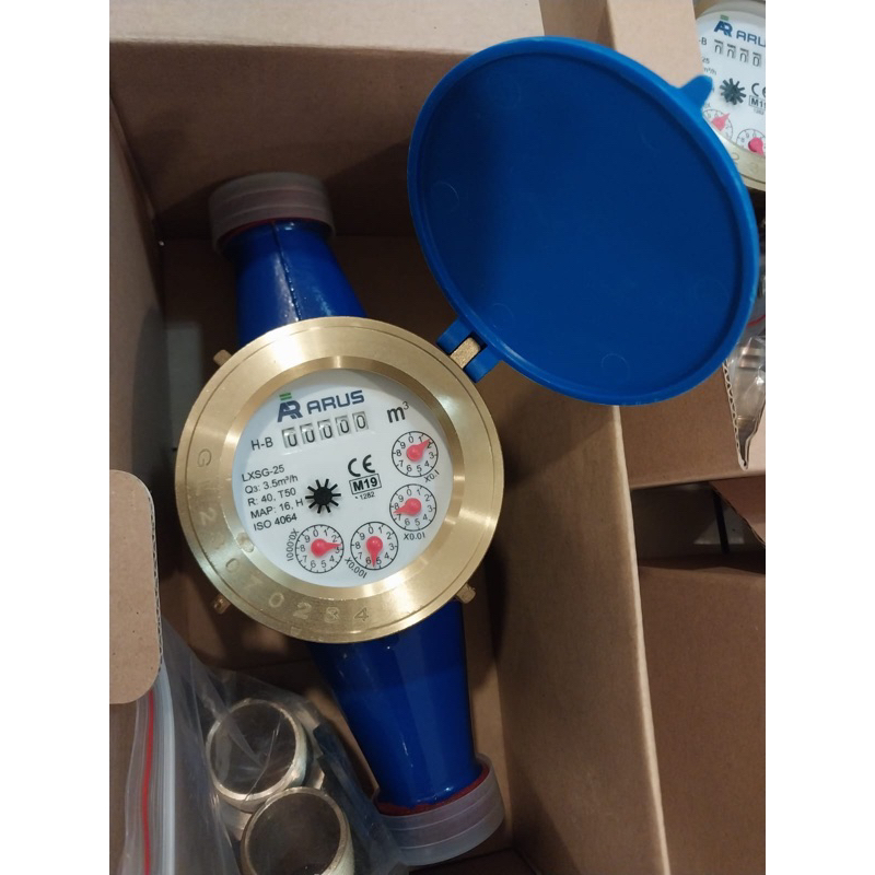 Jual Water Meter ARUS LXSG-25E, 1 Inchi DN25mm | Shopee Indonesia
