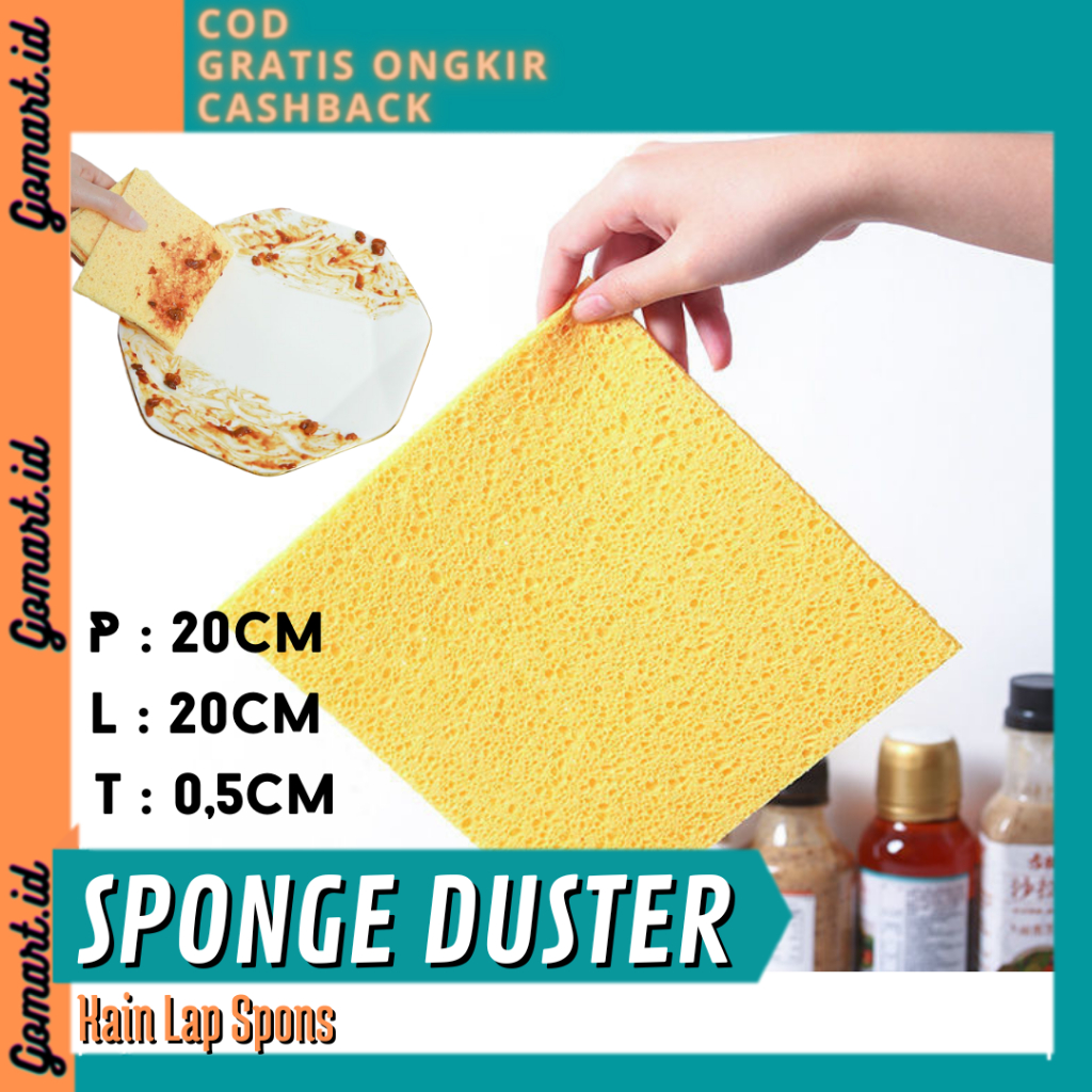 Jual Kain Lap Spons - Kain Lap Piring Anti Minyak - Kain Lap Mobil Anti ...
