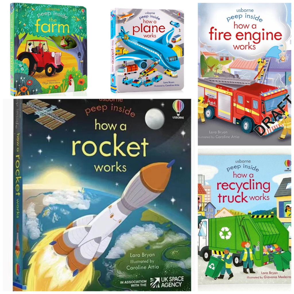 Jual USBORNE PEEP INSIDE ROCKET - BUKU CERITA ANAK - BUKU CERITA ANAK ...