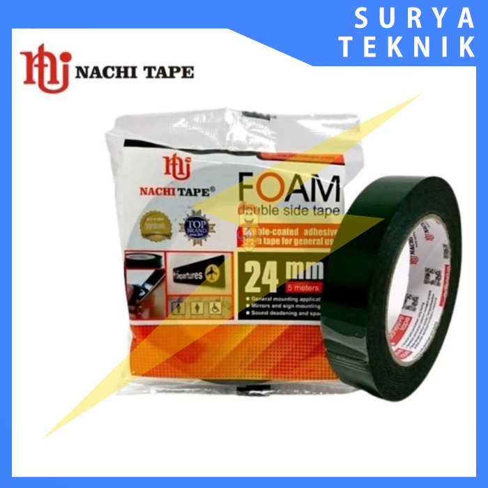 Jual Double Tape / Dabel Tip / Double Tape Foam 24 mm Nachi | Shopee ...