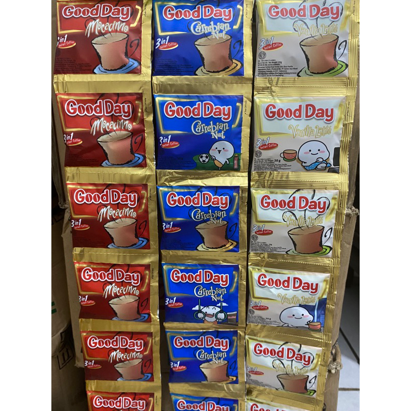 Jual Kopi good day 3in1 varian rasa isi 10pcs | Shopee Indonesia