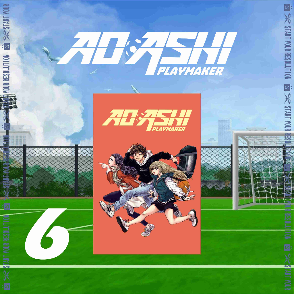 Jual Poster Anime Sport Sepak Bola Ao Ashi / Aoashi / Ashito Aoi ...