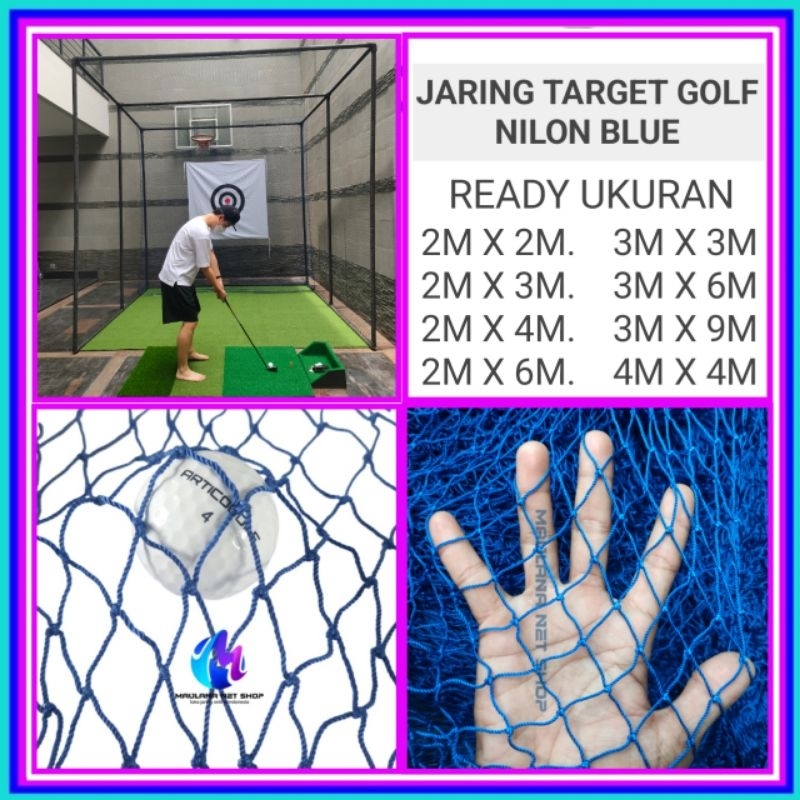 Jual Jaring Golf Bahan Nilon Net Driving Golf 3mx3m/Jaring Nilon/Jaring ...