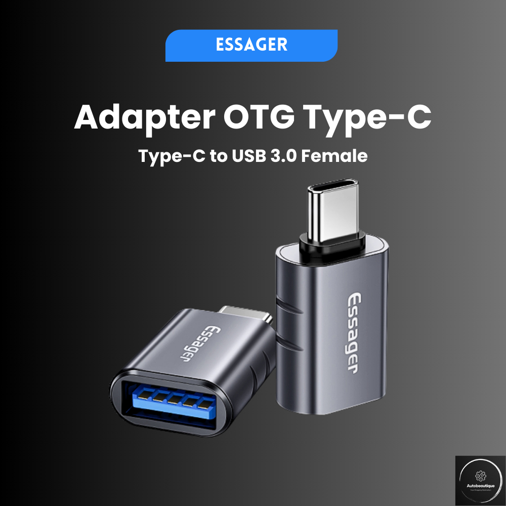 Jual ESSAGER Adapter OTG Type C to USB 3.0 Female | Shopee Indonesia