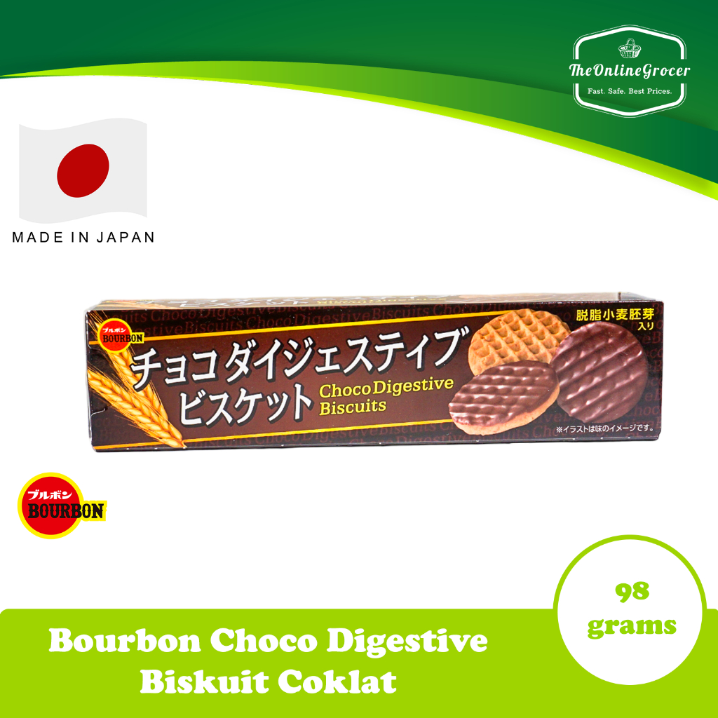 Jual Bourbon Choco Digestive Biscuits 96gr | Shopee Indonesia