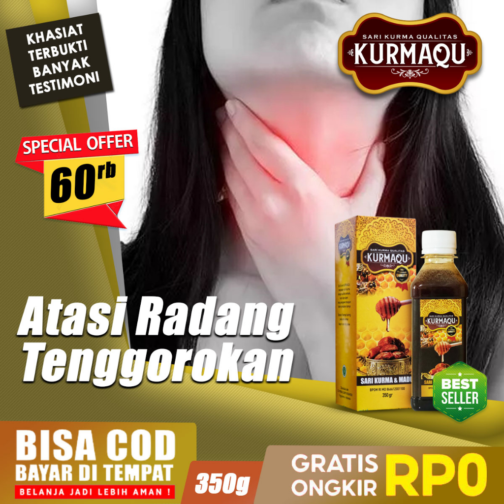 Jual Sari Kurma Madu Atasi Radang Tenggorokan Obat Radang Tenggorokan Nyeri Saat Menelan Suara ...