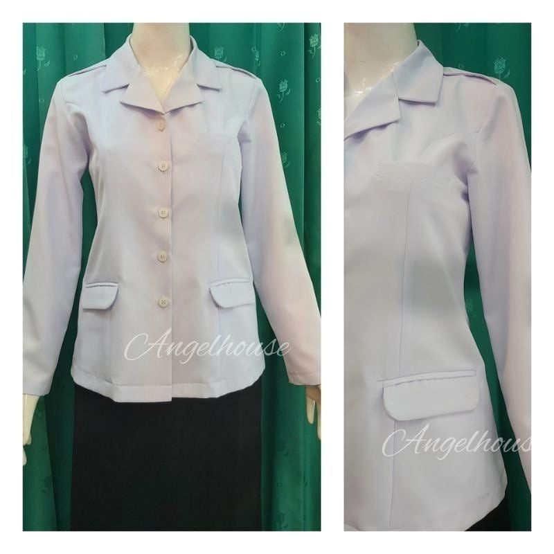 Jual Baju Seragam Dinas Putih ASN PDH Wanita Guru P3K | Shopee Indonesia