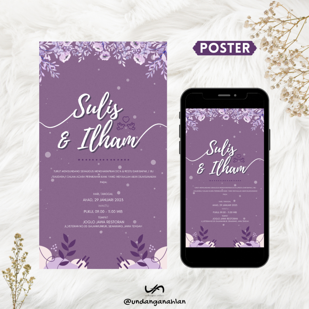 Jual UNDANGAN DIGITAL JPEG | UNDANGAN POSTER | UNDANGAN POSTER KEKINIAN ...