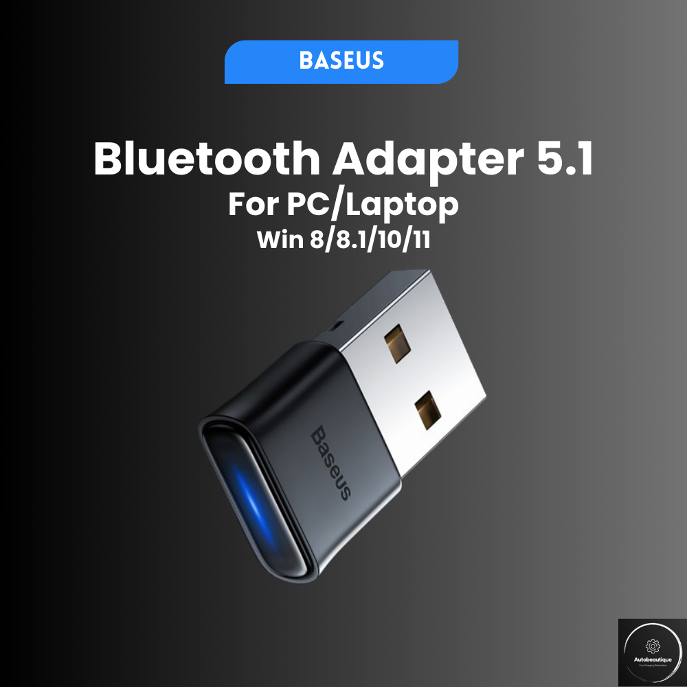 Jual BASEUS USB Bluetooth Adapter 5.1 Receiver Dongle For PC Laptop ...