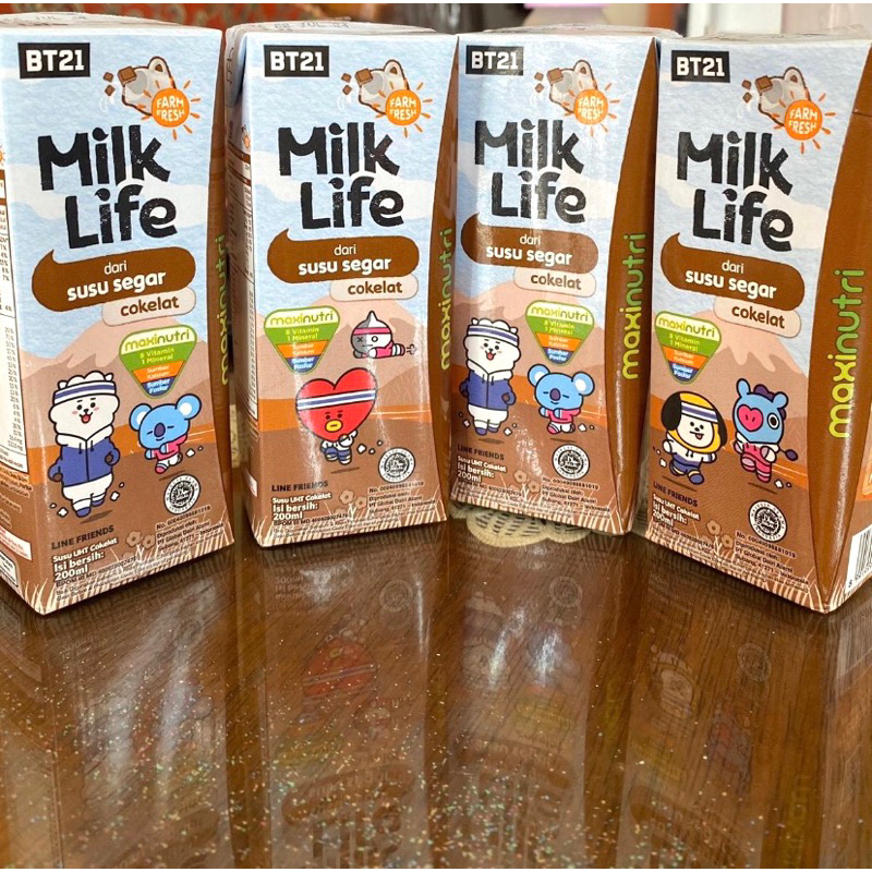 Jual MILK LIFE SUSU BT21 PAKET BUNDLE 200ML | Shopee Indonesia