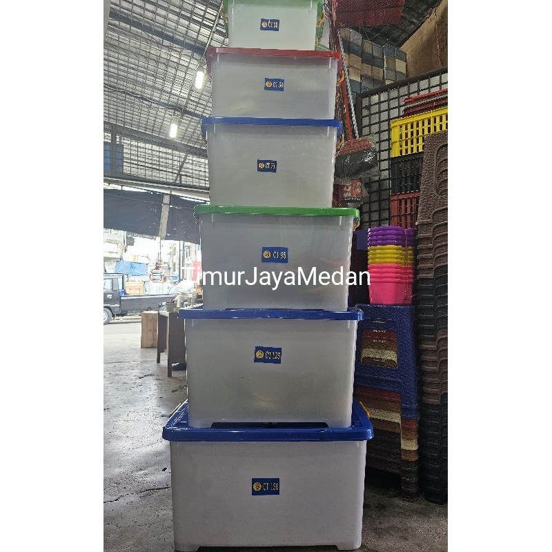 Jual Container Plastik Tutup Serbaguna 30L 50L 75L95L 125L 150L ...