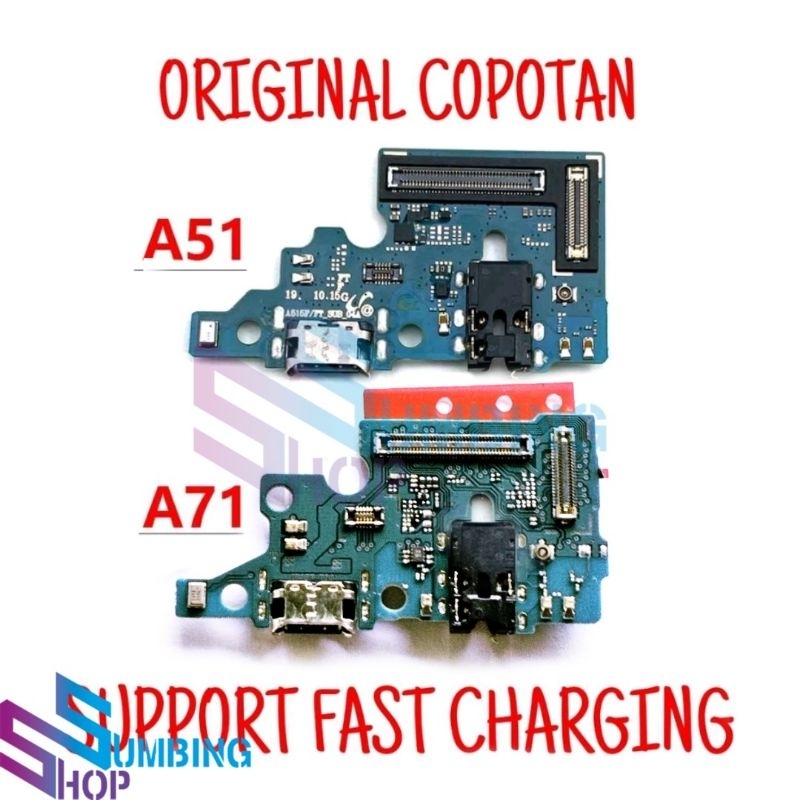 Jual Konektor Charger Samsung A71 A51 Ori Copotan Pcb Board A715 A515 ...