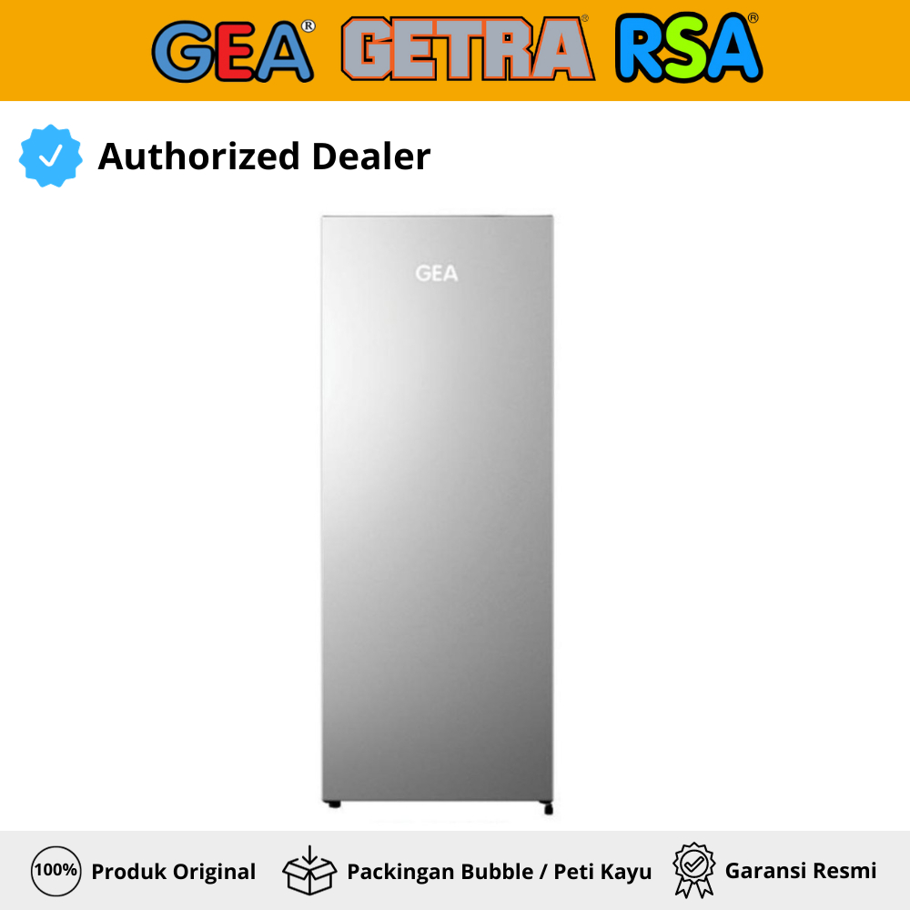 Jual Kulkas 1 Pintu Gea Gf-24dc Upright Freezer 189 Liter Garansi Resmi ...