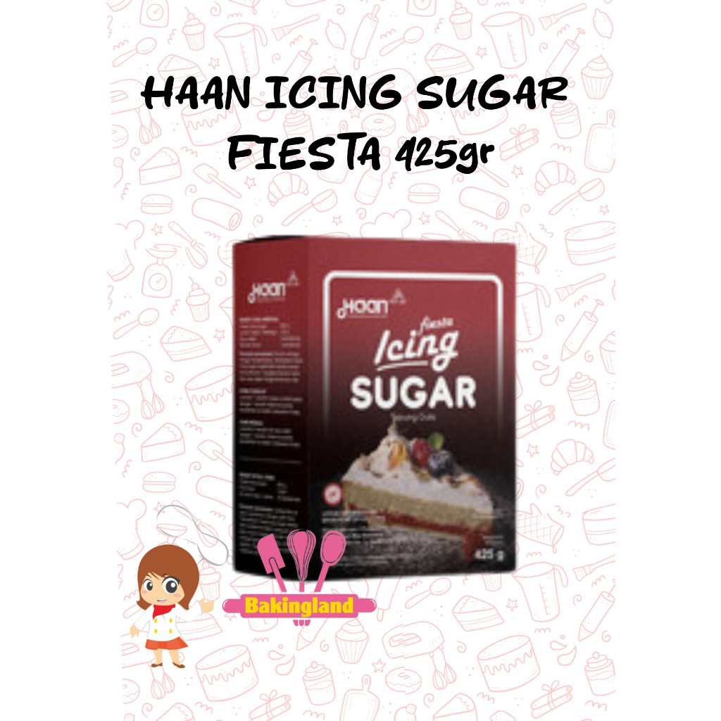 Jual Haan Icing Sugar fiesta 425gr | Shopee Indonesia