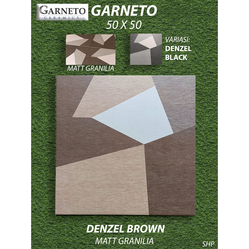 Jual Keramik Lantai 50X50 Denzel Brown Kesat KW1 Pekanbaru Riau, Motif ...