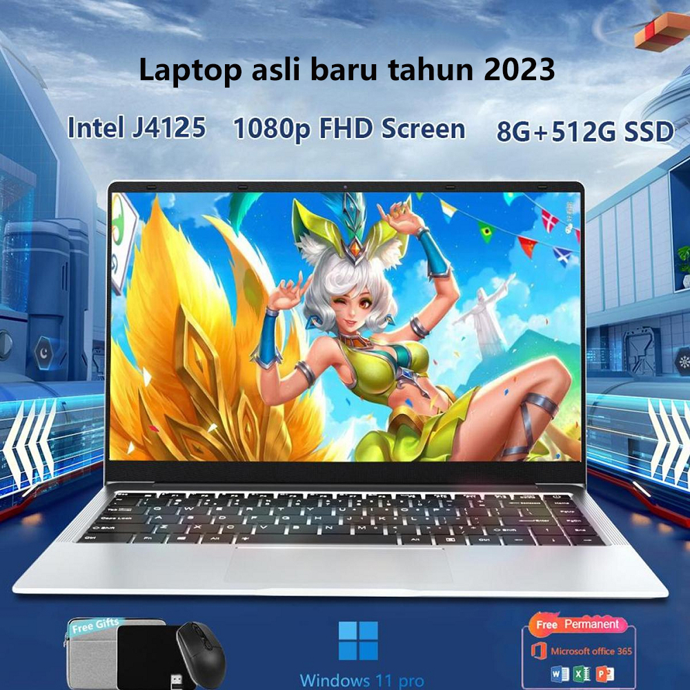 Jual Amoli Laptop J4105 Ram 8 256gb Ssd 15 6 Win 11 Tipis Dan Ringan