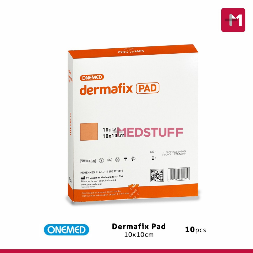 Jual Dermafix Pad 10x10cm isi 10s Plester Rawat Luka Onemed | Shopee ...